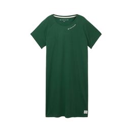 Tom Tailor Damen Unifarbenes Nachthemd, grün, Uni, Gr. S/36
