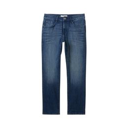 Tom Tailor Herren Marvin Straight Jeans, blau, Uni, Gr. 33/30