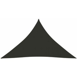 Bonnevie - Sonnensegel,Sonnenschutzsegel Oxford-Gewebe Dreieckig 3,5x3,5x4,9 m Anthrazit vidaXL