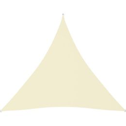 Bonnevie - Sonnensegel,Sonnenschutzsegel Oxford-Gewebe Dreieckig 4,5x4,5x4,5 m Creme vidaXL