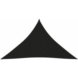Bonnevie - Sonnensegel,Sonnenschutzsegel Oxford-Gewebe Dreieckig 5x5x6 m Schwarz vidaXL