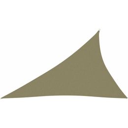 Bonnevie - Sonnensegel,Sonnenschutzsegel Oxford-Gewebe Dreieckig 3x4x5 m Beige vidaXL