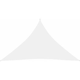 Sonnensegel,Sonnenschutzsegel Oxford-Gewebe Dreieckig 3,5x3,5x4,9 m Weiß vidaXL