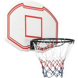 Bonnevie - Basketballkorb Weiß 90x60x2 cm Polyethylen vidaXL734546
