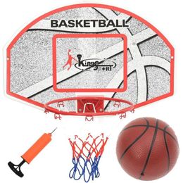 5-tlg. Basketball-Set für die Wandmontage 66x44,5 cm vidaXL255486
