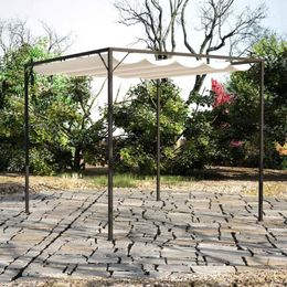 Gartenpavillon Gartenzelt mit versenkbarem Dach vidaXL
