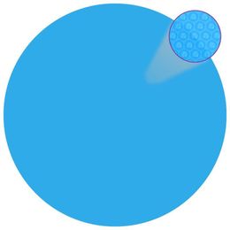 Runde Pool-Abdeckung pe Blau 549 cm Vidaxl Blau