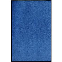 Bonnevie - Fußmatte,Türvorleger Waschbar Blau 120x180 cm vidaXL