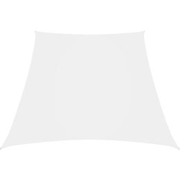 Bonnevie - Sonnensegel,Sonnenschutzsegel Oxford-Gewebe Trapezförmig 3/5x4 m Weiß vidaXL