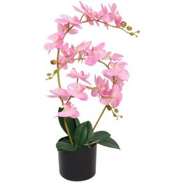 Bonnevie - Künstliche Orchidee mit Topf 65 cm Rosa vidaXL66554