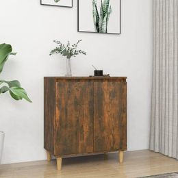 Sideboard,Kommode Räuchereiche 60x35x70 cm Holzwerkstoff vidaXL