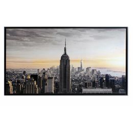 Malerei auf Leinwand ps 144x3,5x84 gerahmte Leinwand New York Material ps Farbe Multicolor -Familienfotos Details