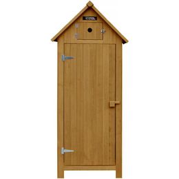 HABITAT ET JARDIN - Gartenschrank Cabanon - 77 x 54.5 x 179 cm - Braun