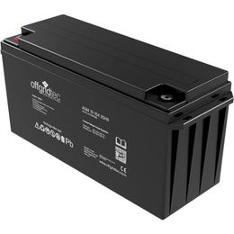 Offgridtec - agm 154Ah 20HR 12V - Solar Batterie Akku Extrem zyklenfest