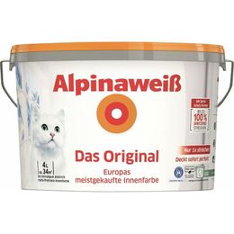 Alpina - weiß Das Original 4 l weiß matt Wandfarbe