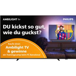 F (A bis G) Philips Mini-LED-Fernseher "55PML9008/12" Fernseher schwarz 4k Fernseher