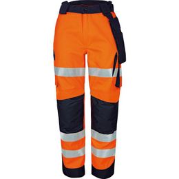 TRIZERATOP - Arbeitshose Warnschutz-Kontrast-Bundhose Größe 48 - orange