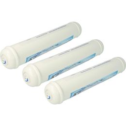 3x Wasserfilter Filterkartusche Filter kompatibel mit lg Electronics GW-L227HVQV, GWL227WLQA, GW-L227WLQK, GW-L227WLQV Side-by-Side Kühlschrank - vhbw