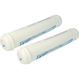 2x Wasserfilter Filterkartusche Filter kompatibel mit Solitaire SOK250OC0N/01, SOK250OG0N/01, SOK250OL0N/01 Side-by-Side Kühlschrank - vhbw