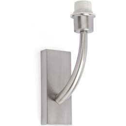 Faro Barcelona Faro Rem - 1 Licht Innenwandleuchte Satin Nickel - Schatten nicht enthalten, E27