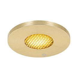Qazqa Moderner Badezimmer-Einbaustrahler Gold IP54 – Shed Honey - Gold