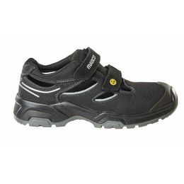 Footwear Flex Sicherheitssandale F0100-910 S1P esd src dguv 10 Gr. 45 schwarz/silber - schwarz/silber - Mascot