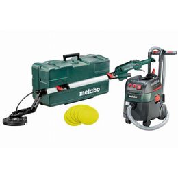 Handschleifmaschine lsv 5-225 Comfort Koffer + Staubsauger asr 35 l acp + 25 Metabo Schleifmittel - 690886000