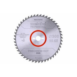 Metabo - Sägeblatt precision cut wood - professional, 300x2,8/1,8x30, Z48 wz 15°