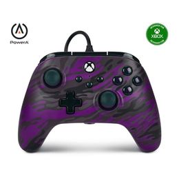 PowerA Kabelgebundener Advantage Controller Lila Camouflage für Xbox Series S, X, PC