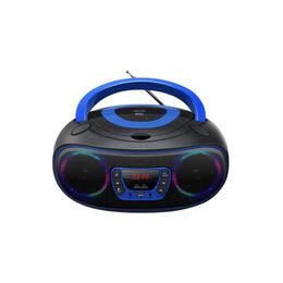 Denver TCL-212BT - Blue - Boombox - CD - FM - USB - Bluetooth - MP3 Spieler