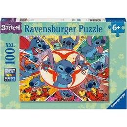 Ravensburger Puzzle Disney Stitch, 100 Puzzleteile, Made in Germany, FSC® - schützt Wald - weltweit, bunt