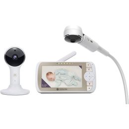 Motorola Babyphone Video Nursery VM65X Connect WiFi, mit Krippenhalterung, weiß