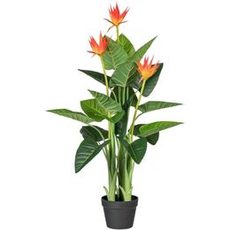 Kunstpflanze Guzmania, Creativ green, Höhe 105 cm, orange