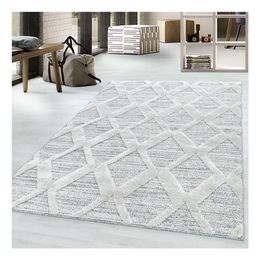 Ayyildiz Modern Designer Elegante Teppich, Hoch-Tief Effekt 3D Boho Teppich, Pflegeleicht