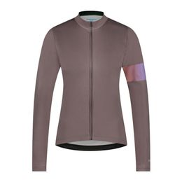 Shimano VERTEX Long Sleeves Jersey Printed, Smoky Topaz