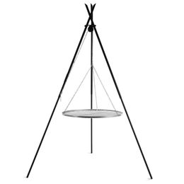 Premium Schwenkgrill „TIPI“ 210 cm - Grillrost aus Edelstahl 70 cm