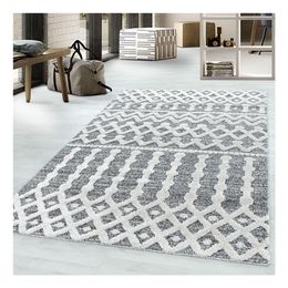 Ayyildiz Modern Designer Elegante Teppich, Hoch-Tief Effekt 3D Boho Teppich, Pflegeleicht