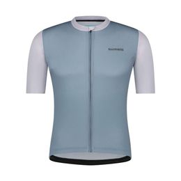 Shimano ARIA Short Sleeve Jersey, Transparent Blue