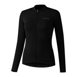 Shimano Woman's KAEDE Thermal Long Sleeve Jersey, black