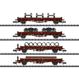 MiniTrix T18707 Niederbordwagen der DB, MHI 3er-Set