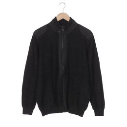 Bugatti Herren Strickjacke, schwarz