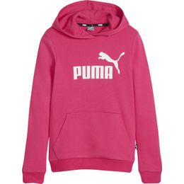 Puma® Hoodie, Logo-Print, Kängurutasche, für Kinder, pink, 128
