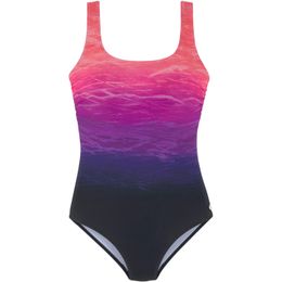 Lascana Badeanzug, schnelltrocknend, Shapingeinsatz, für Damen, pink, 42E