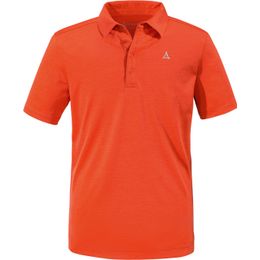 Schöffel CIRC Polo-Shirt "Tauron", schnelltrocknend, leicht, für Herren, orange, 50