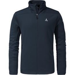 Schöffel Fleecejacke "Svardalen", feuchtigkeitsregulierend, Stehkragen, für Herren, blau, 52