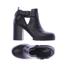 Pull&Bear Pull & Bear Damen Stiefelette, schwarz