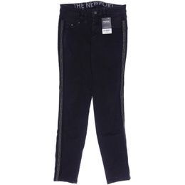 Oui Damen Jeans, schwarz