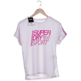 Superdry Damen T-Shirt, weiß, Gr. 36