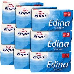 Fripa Toilettenpapier Edina 3-lagig, 72 Rollen