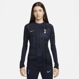 Tottenham Hotspur Strike Nike Dri-FIT Fußball-Drill-Oberteil für Damen - Blau